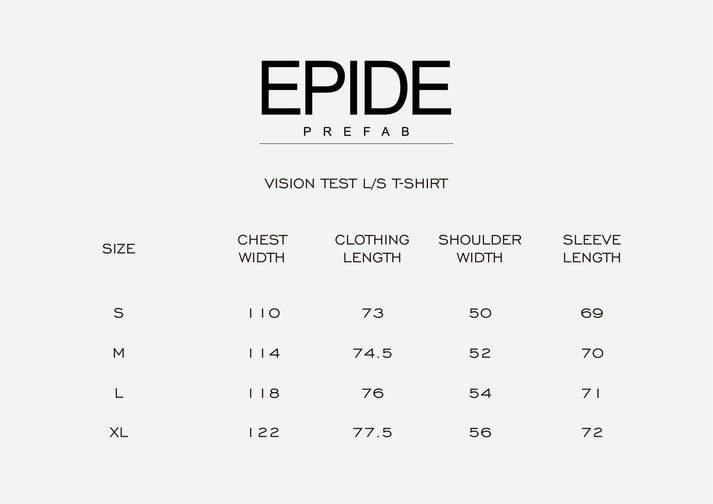 Vision Test L/S T-shirt – EPIDE PREFAB