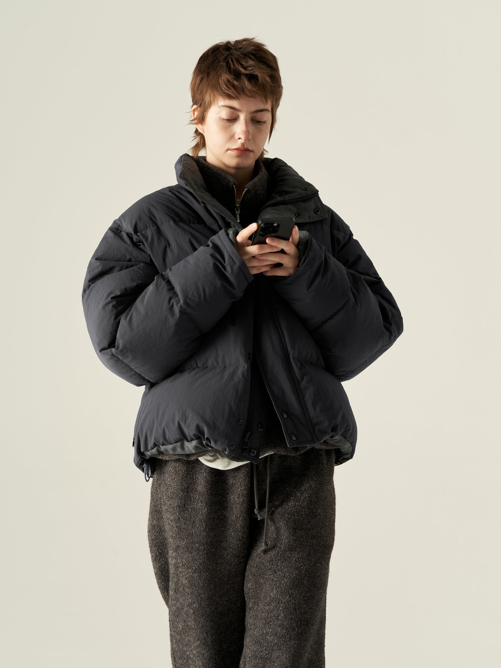 Reversible Blended Wool Down Jacket – EPIDE PREFAB