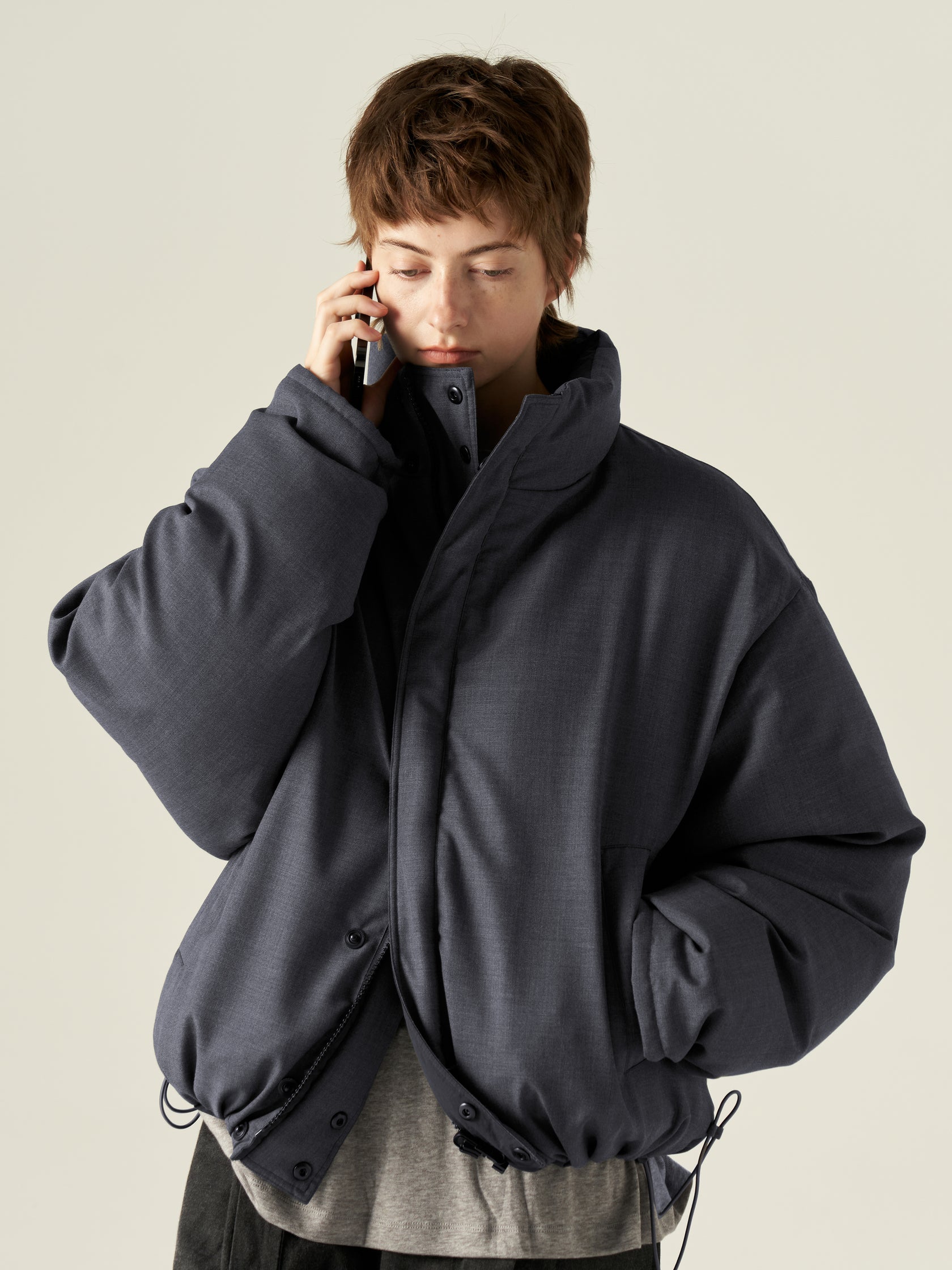 Reversible Blended Wool Down Jacket – EPIDE PREFAB