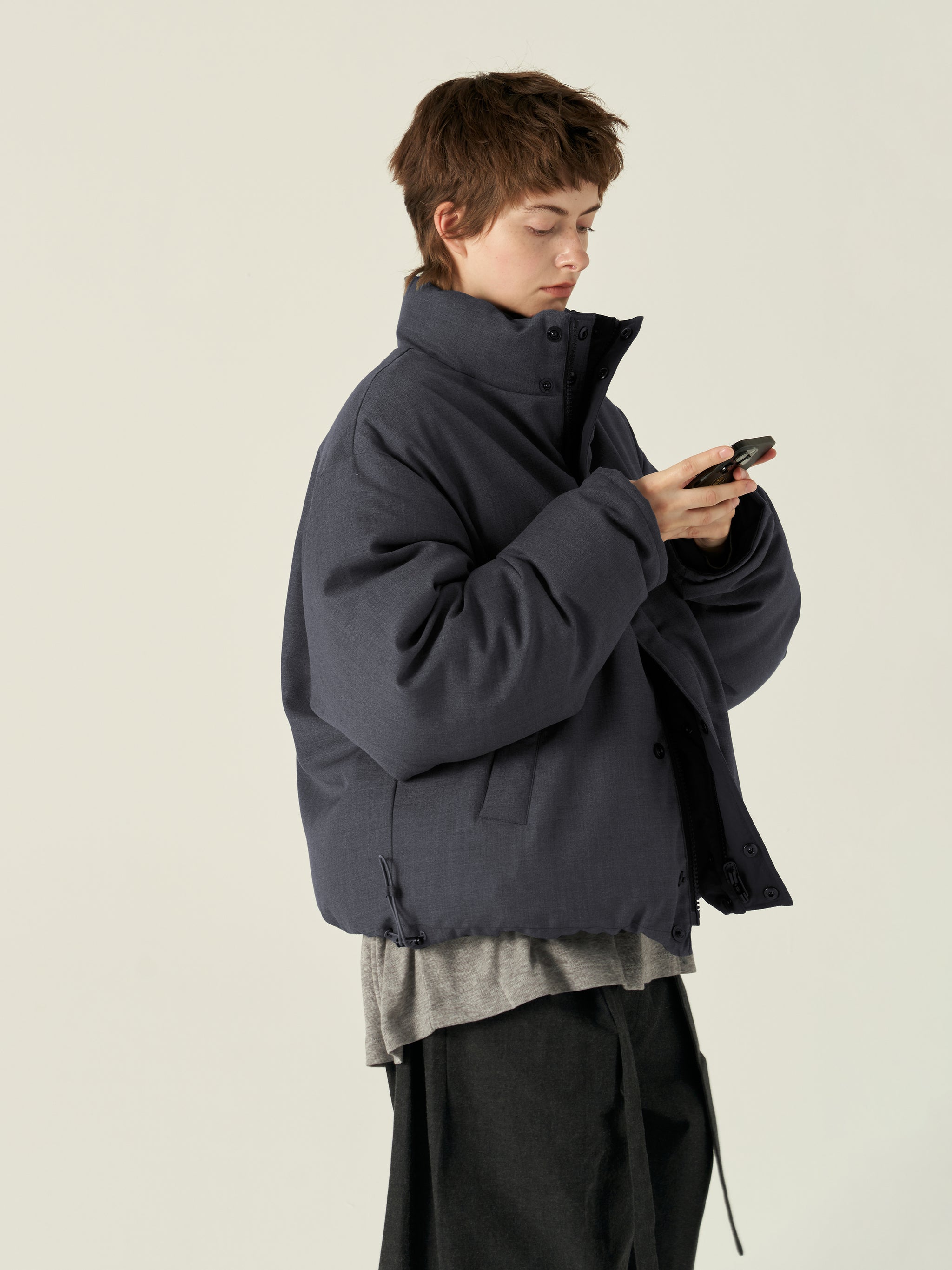 Reversible Blended Wool Down Jacket – EPIDE PREFAB